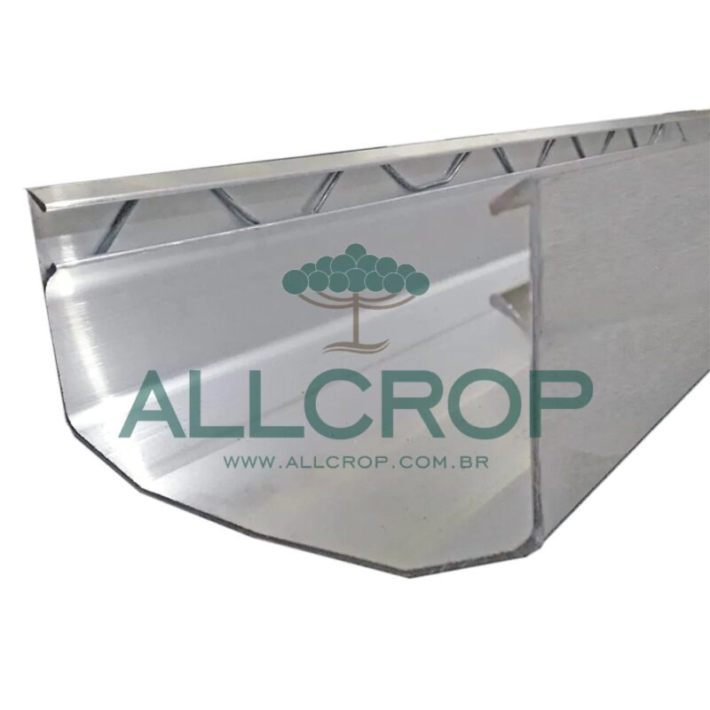 CALHA ESTRUTURAL DE ALUMÍNIO 6 M - Allcrop Insumos Agrícolas